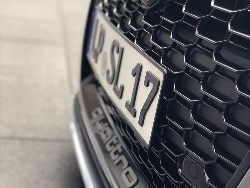 3D Kennzeichen XS | Das kurze Kennzeichen für dein Auto